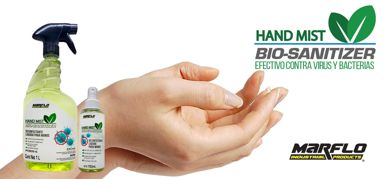 HE HAND MIST DESINFECTANTE DE MANOS 5L - Marflo detailing products