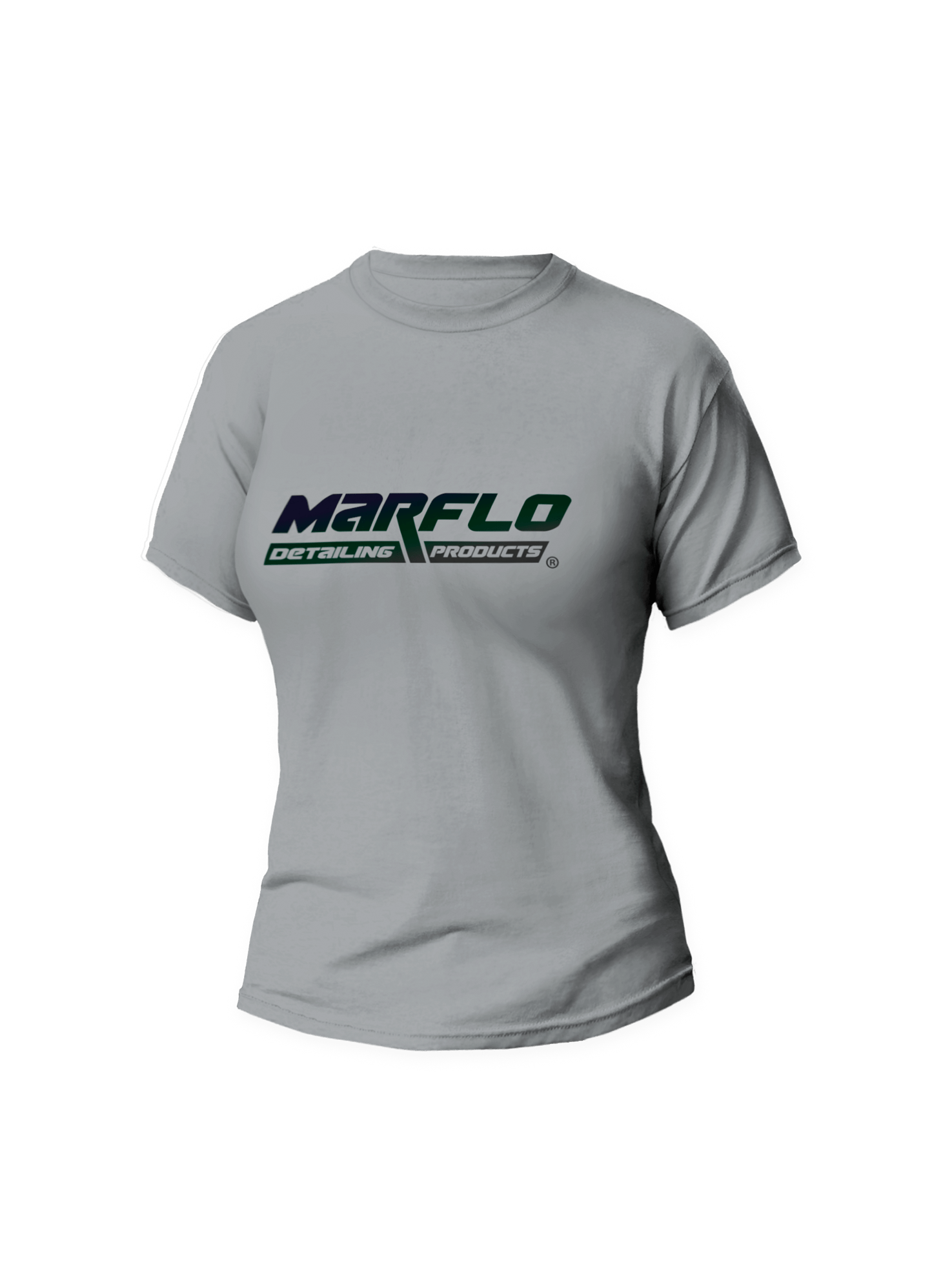 PLAYERA DAMA GRIS CUELLO REDONDO - Marflo detailing products